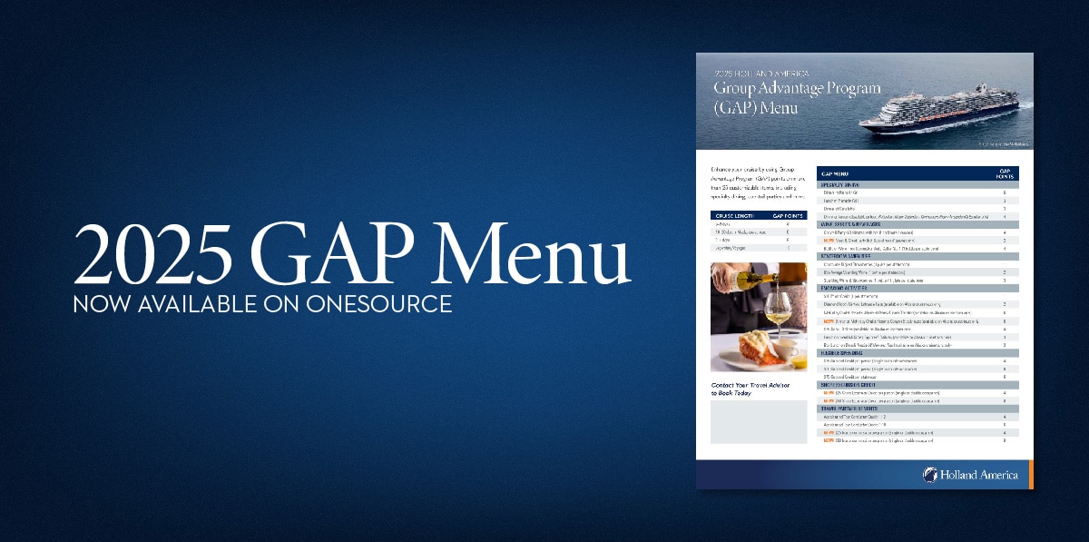 2025 GAP Menu Now Available on OneSource